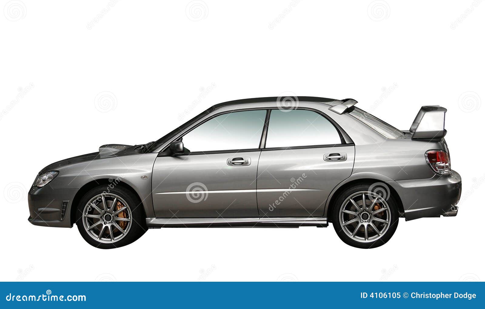 Silver 4WD Rally Car Stock Photo | CartoonDealer.com #4106586