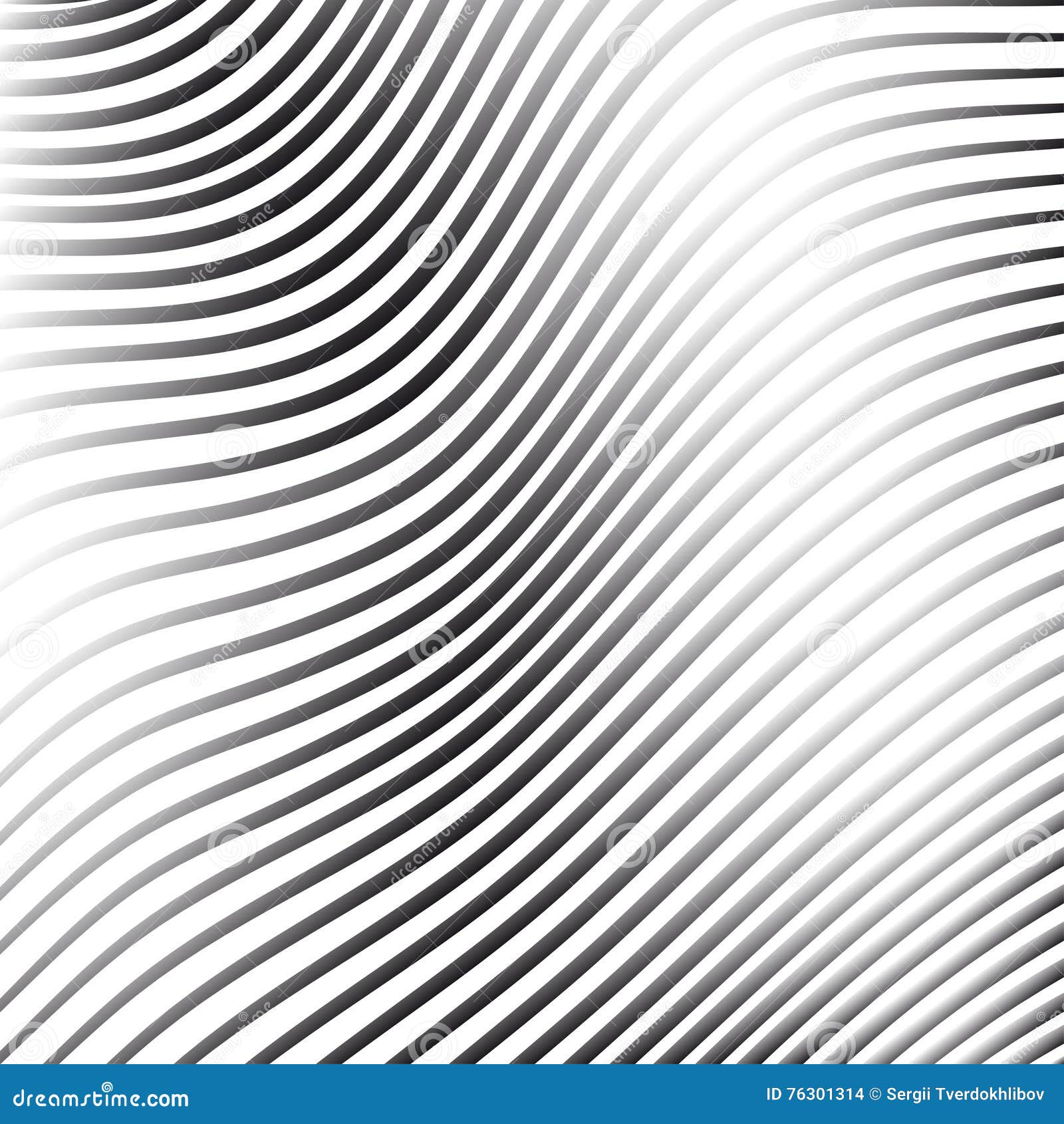 Silver Abstract Background with Wave Line Pattern Stock Vector ...