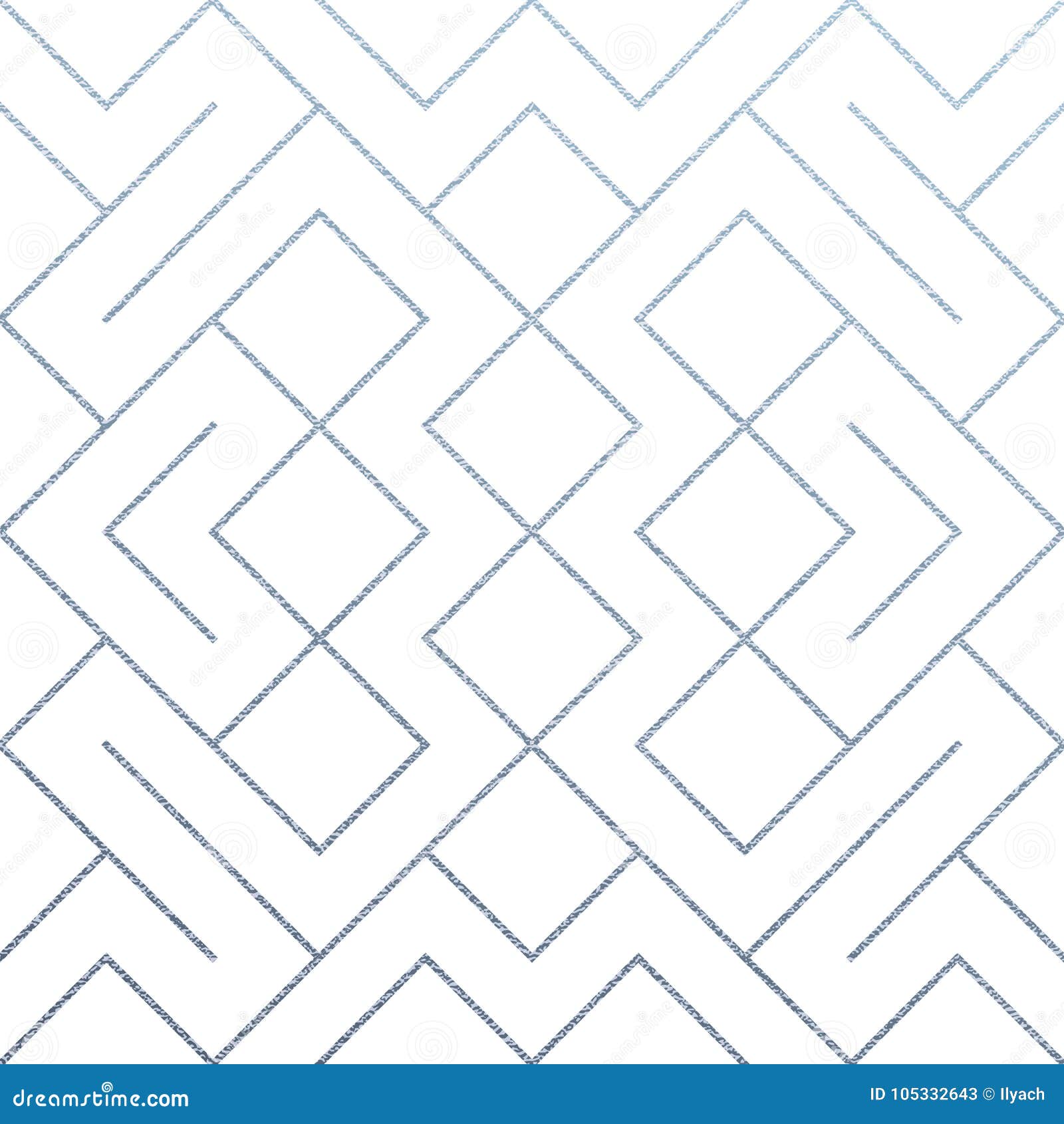 Silver Abstract Geometric Seamless Pattern Tile Background Stock Vector - Illustration of ...