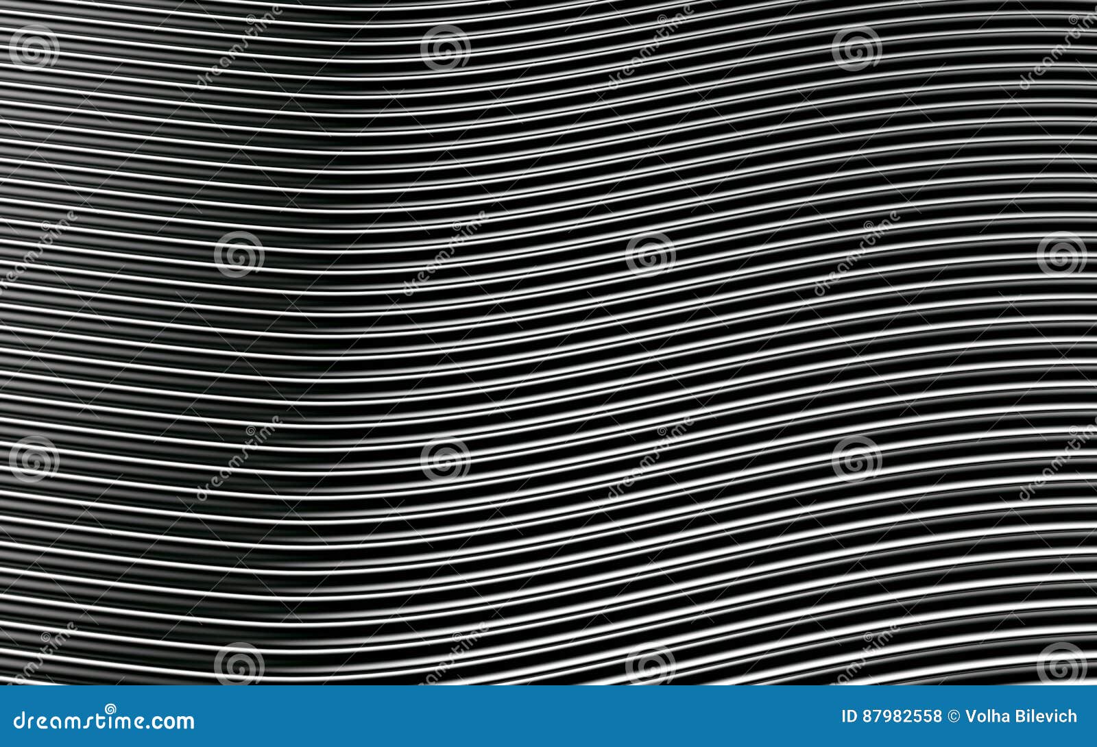 Silver Abstract Image of Lines Background. 3d Render Stock Illustration ...