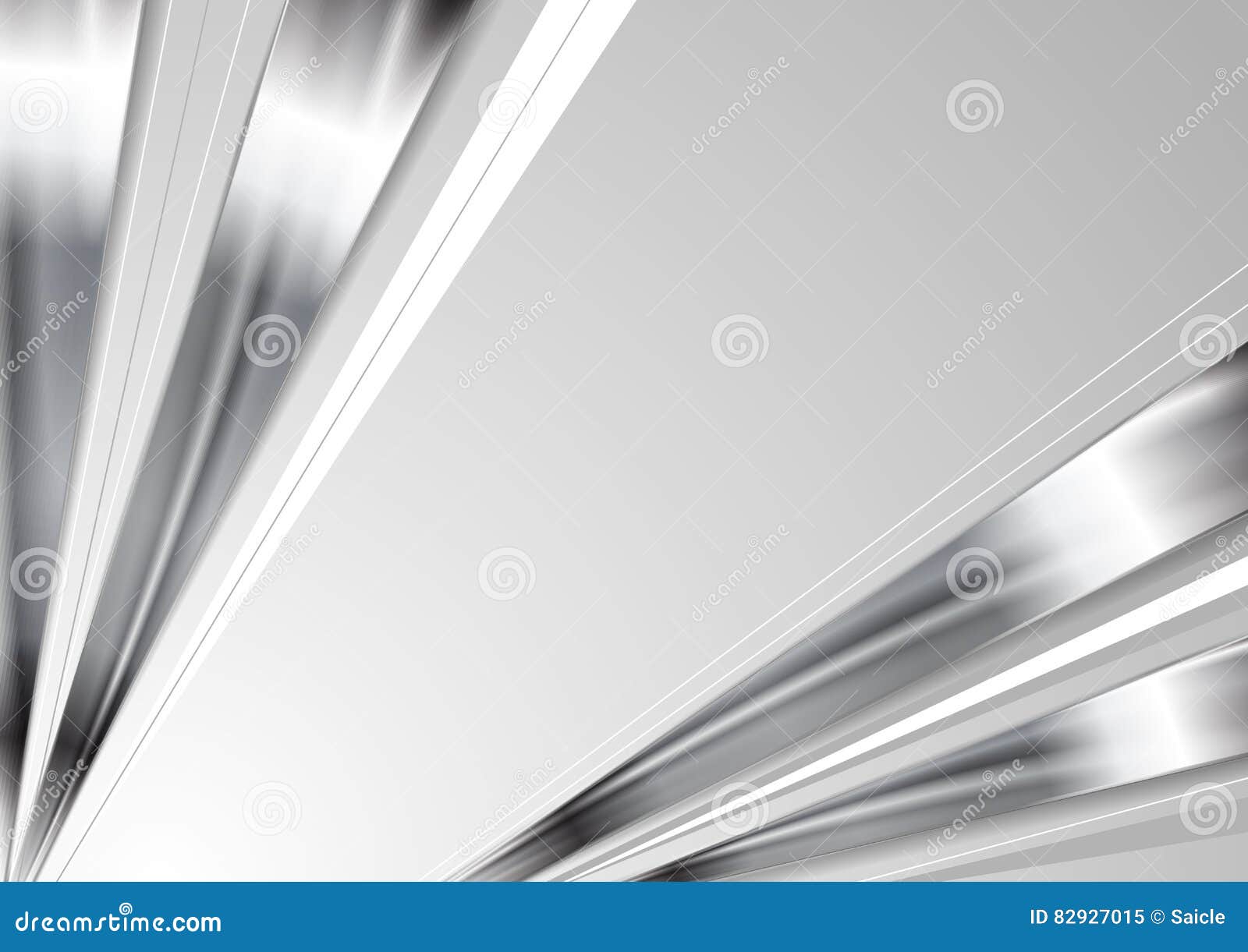 Silver Abstract Technology Stripes Vector Background Stock Vector ...