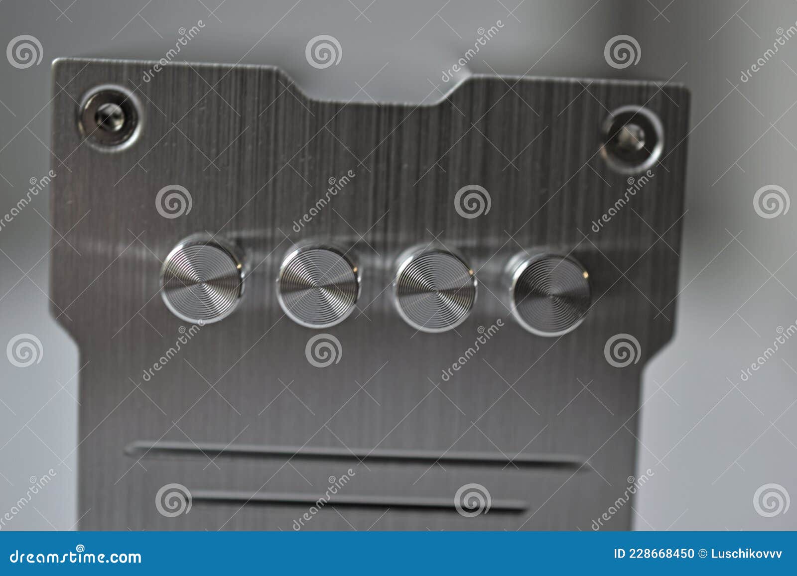 Silver Aluminum CPU Radiator with Copper Cooling Tubes Close-up Stock ...