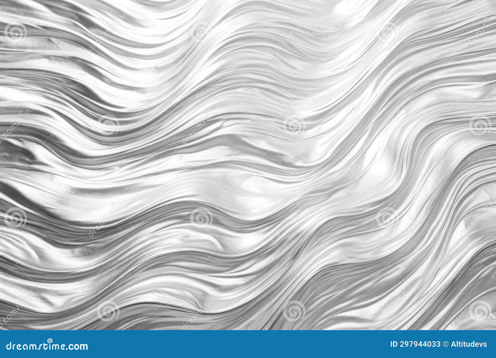 Silver Aluminum Foil with Soft Light Reflections Stock Image - Image of ...