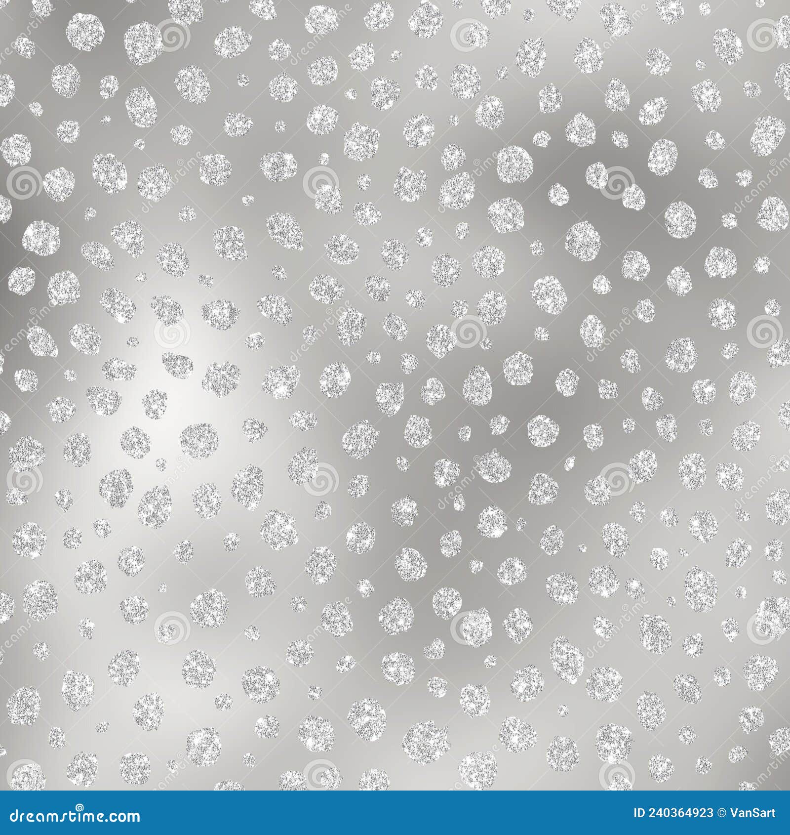 Silver Animal Print Glitter Pattern on Metallic Gradient Background ...