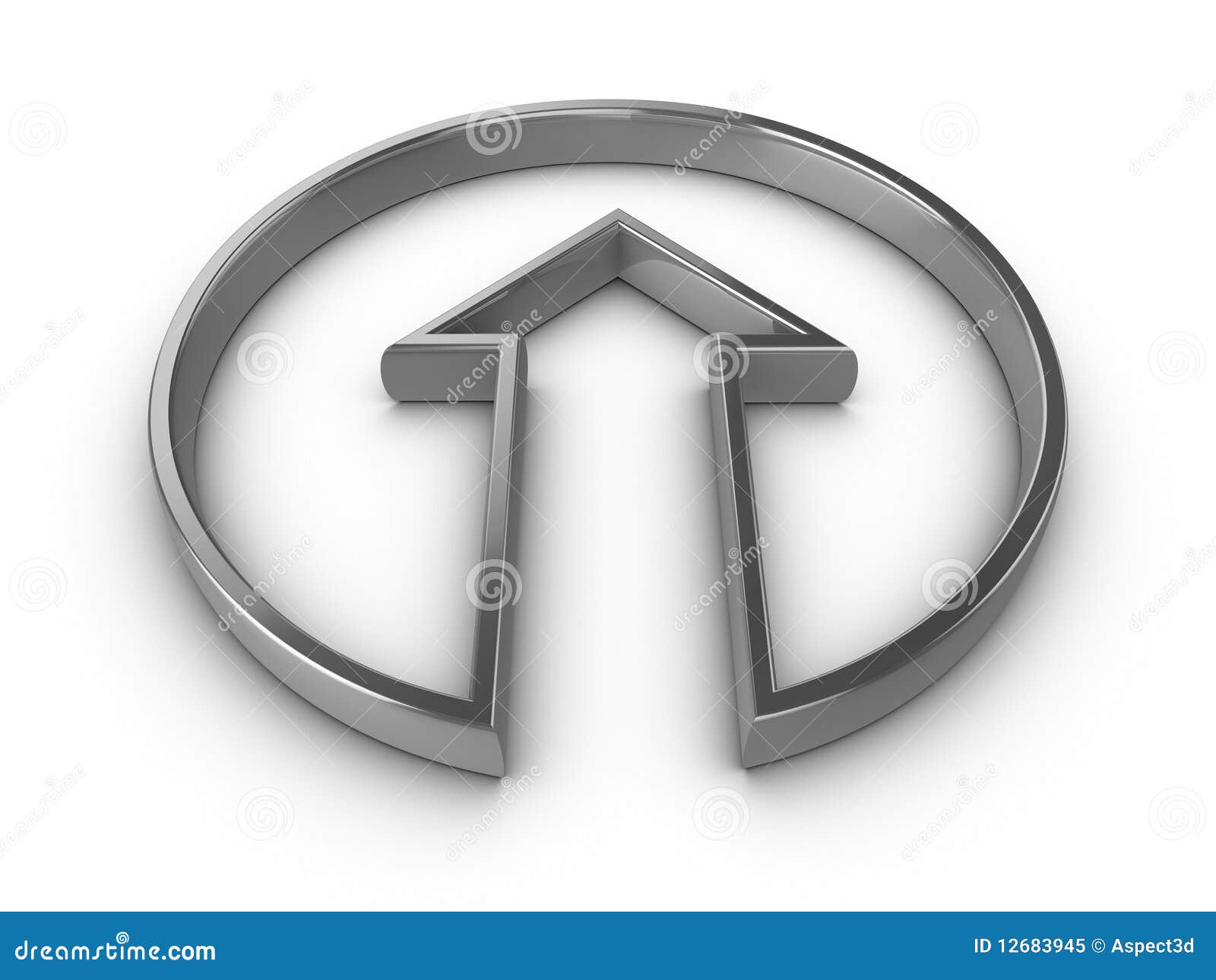 Silver arrow stock illustration. Illustration of leader - 12683945