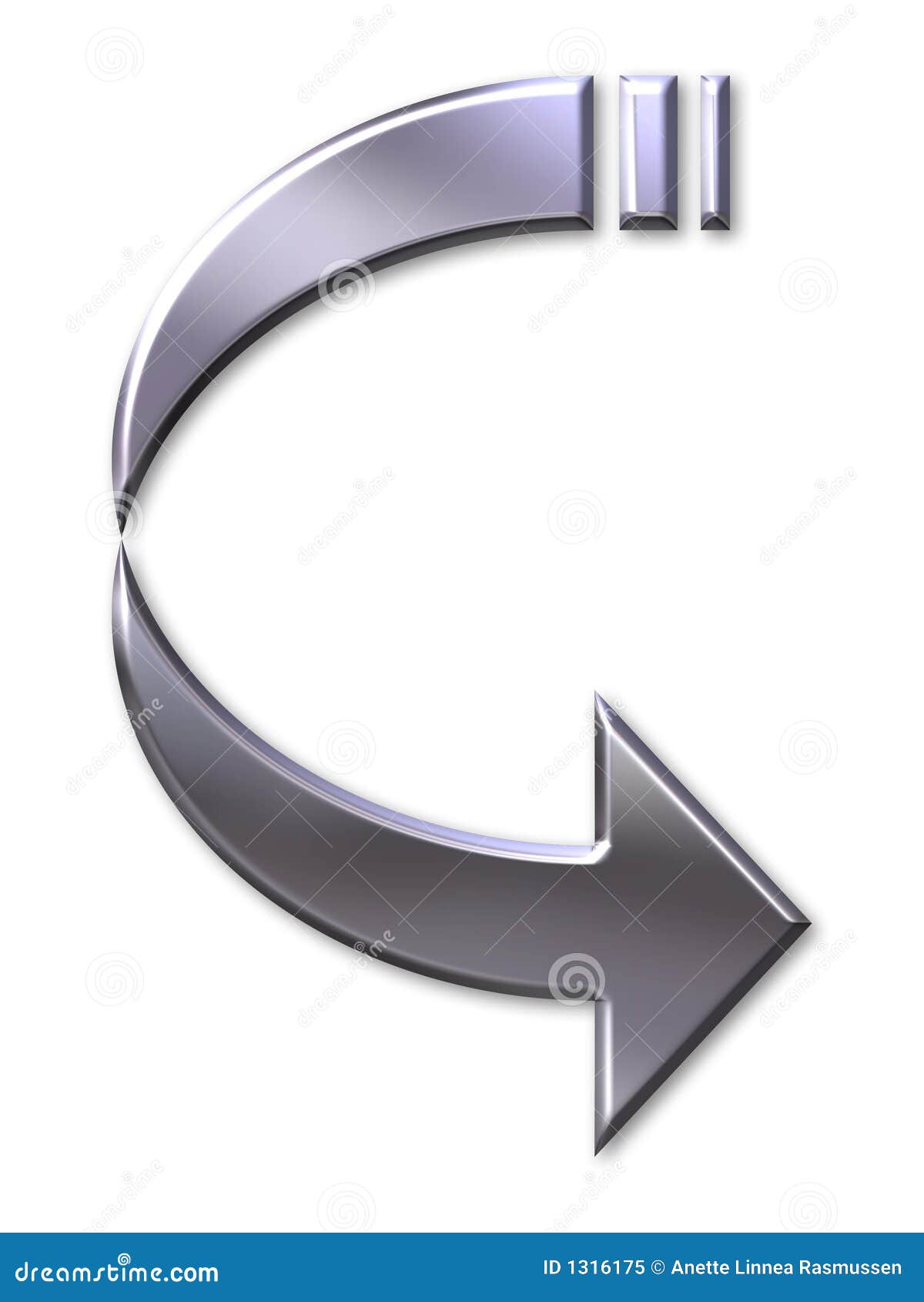 Logo With Silver Arrows Pointing Up