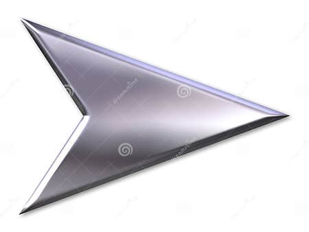 Silver arrow stock illustration. Illustration of next - 1316176