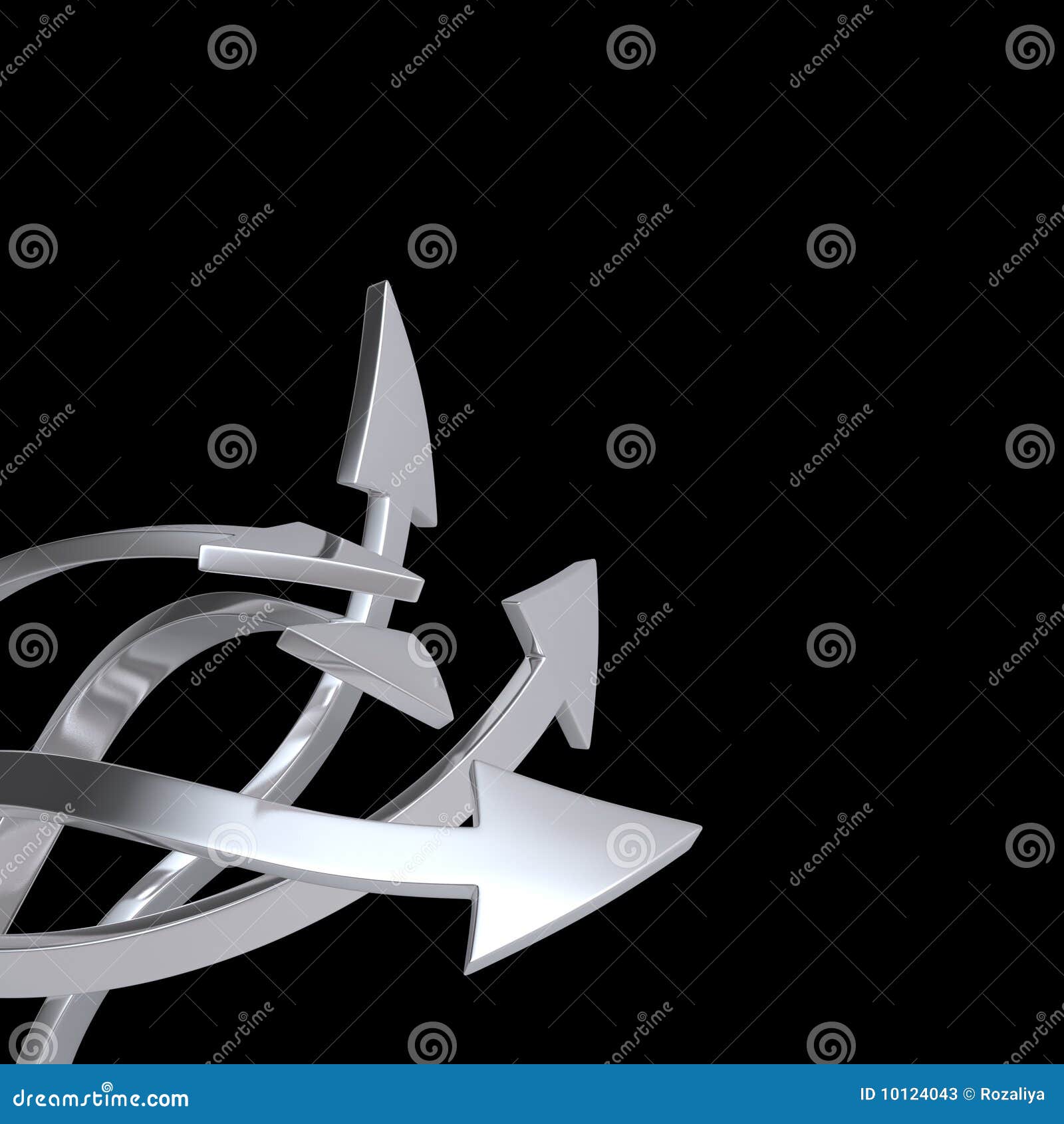 Silver arrows stock illustration. Illustration of graphic - 10124043