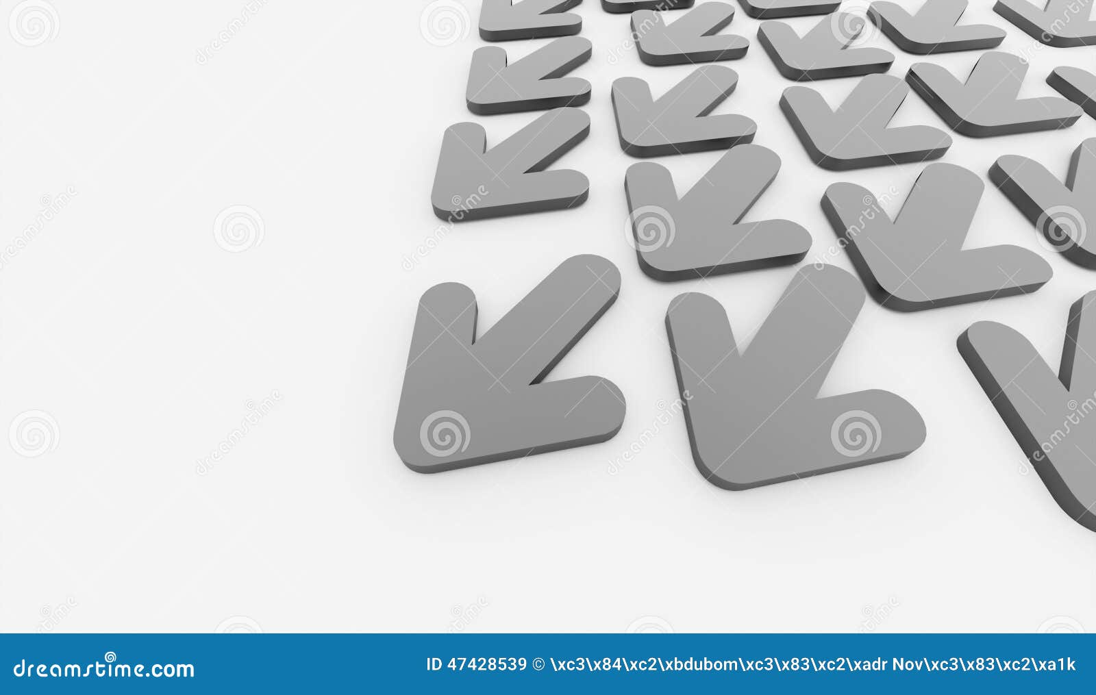 Silver Arrows With Circuit Vector Illustration | CartoonDealer.com ...