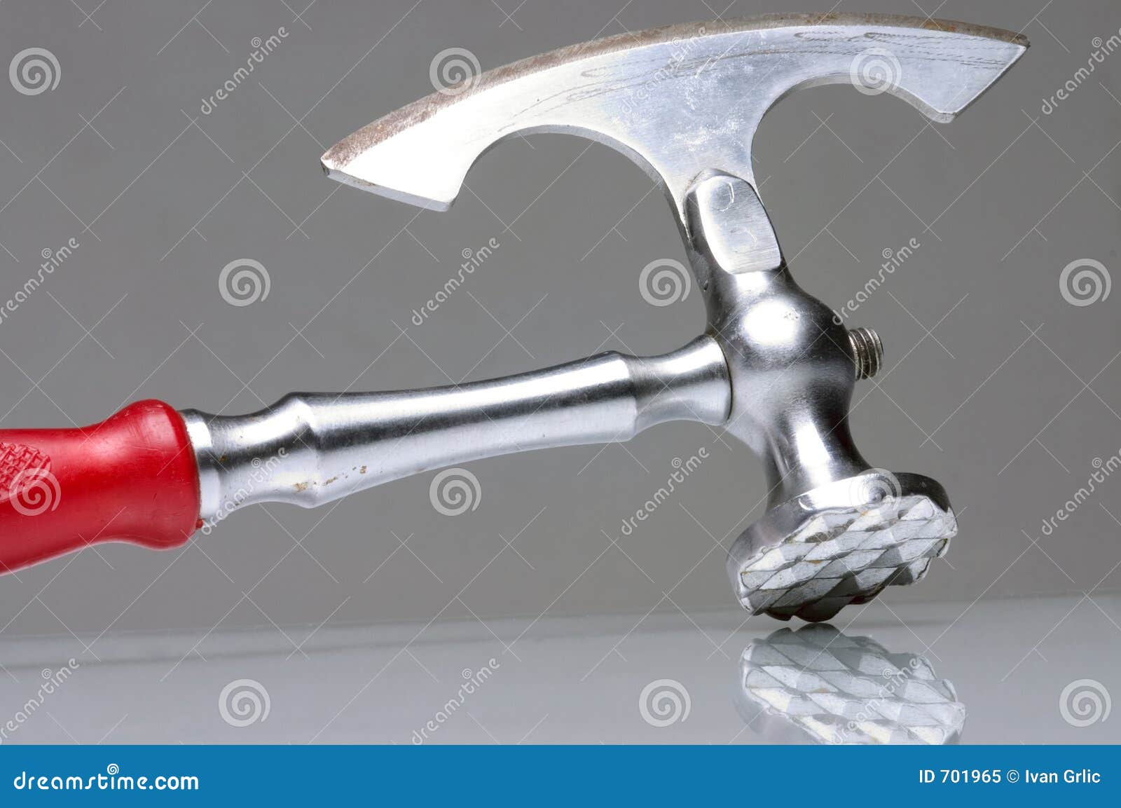 Silver axe stock image. Image of iron, hammer, sharp, preparation - 701965