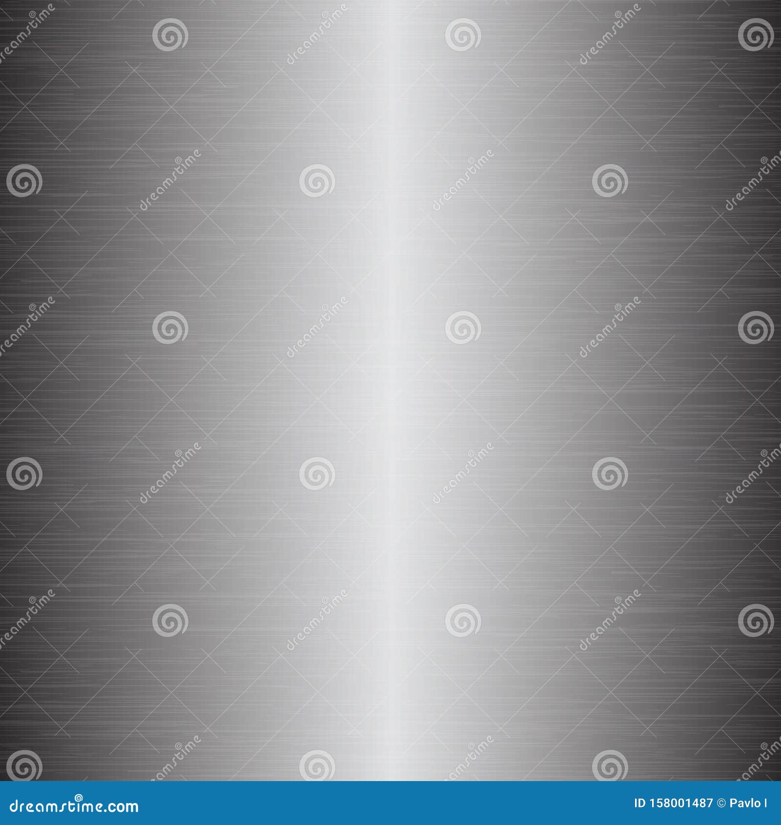 Brushed Stainless Steel Background. Metal Texture Vector Illustration ...
