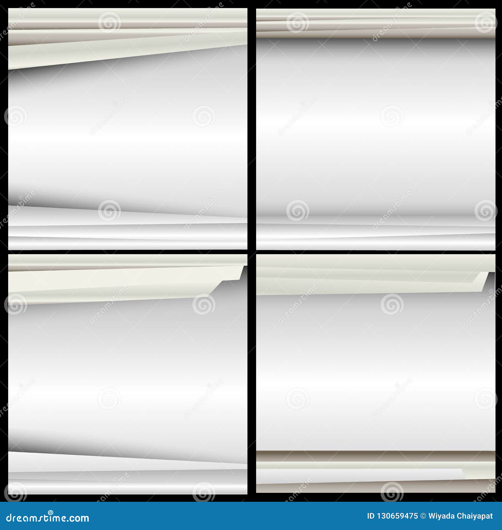 Silver Background with Light and Shadow Stock Illustration ...