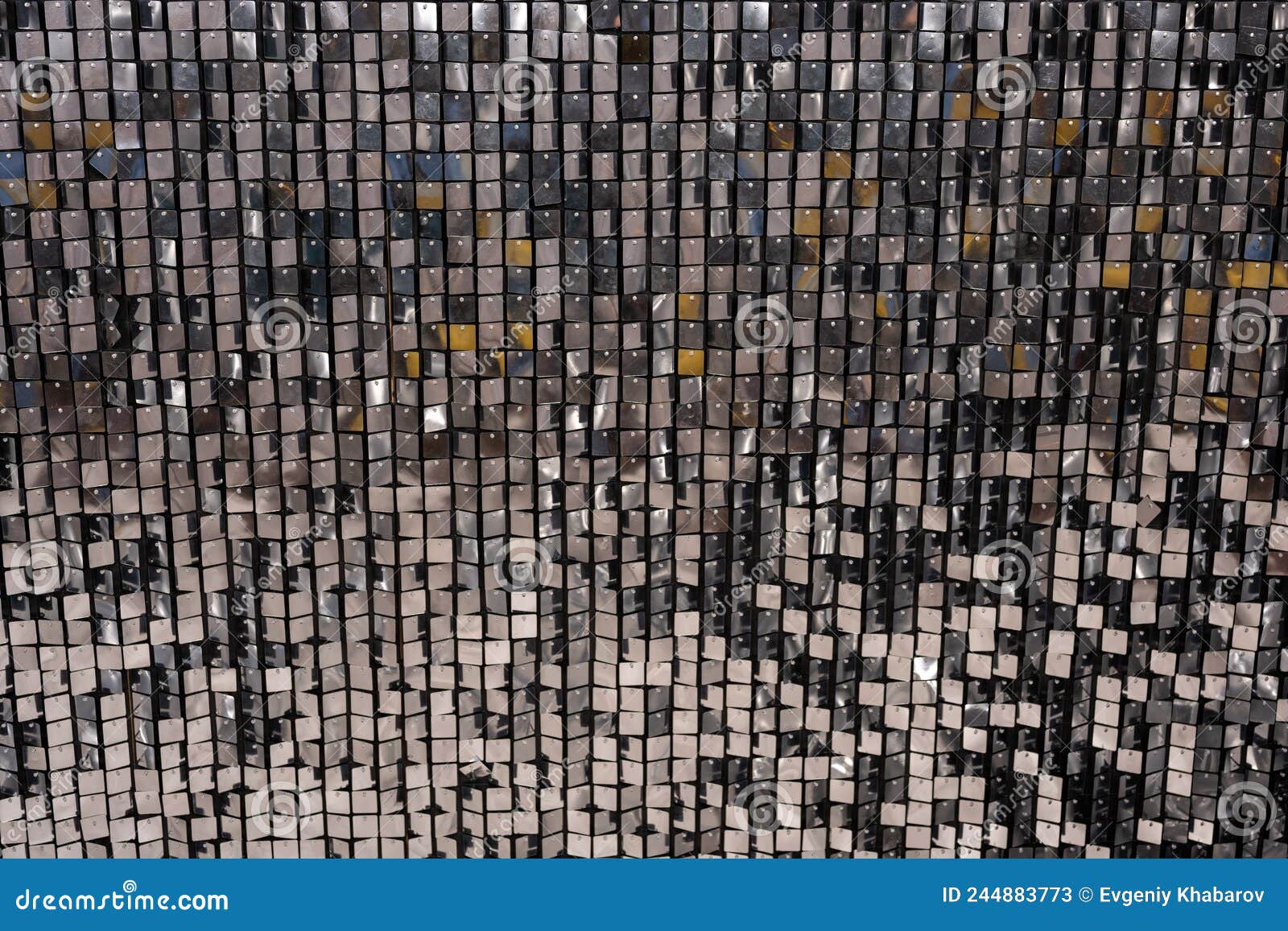 Silver Background with Square Texture. Stock Image - Image of club ...