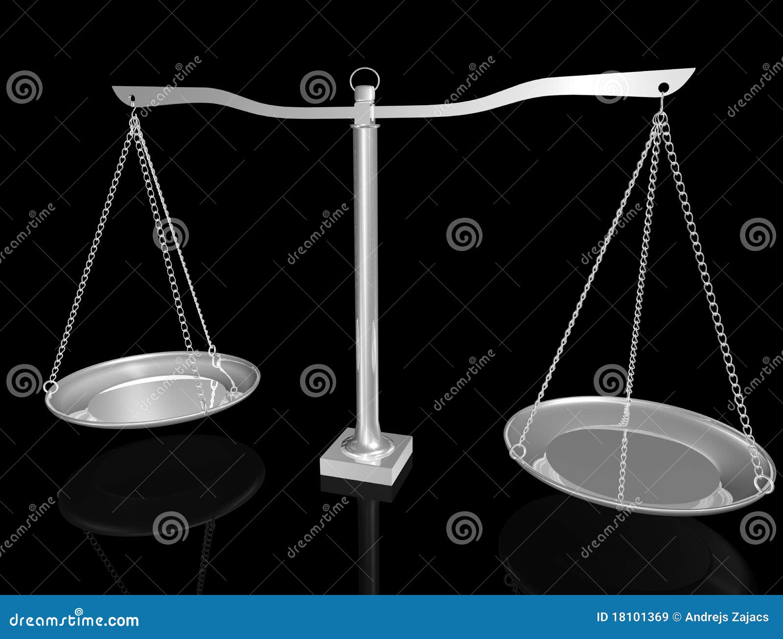 Silver balance stock illustration. Illustration of render - 18101369