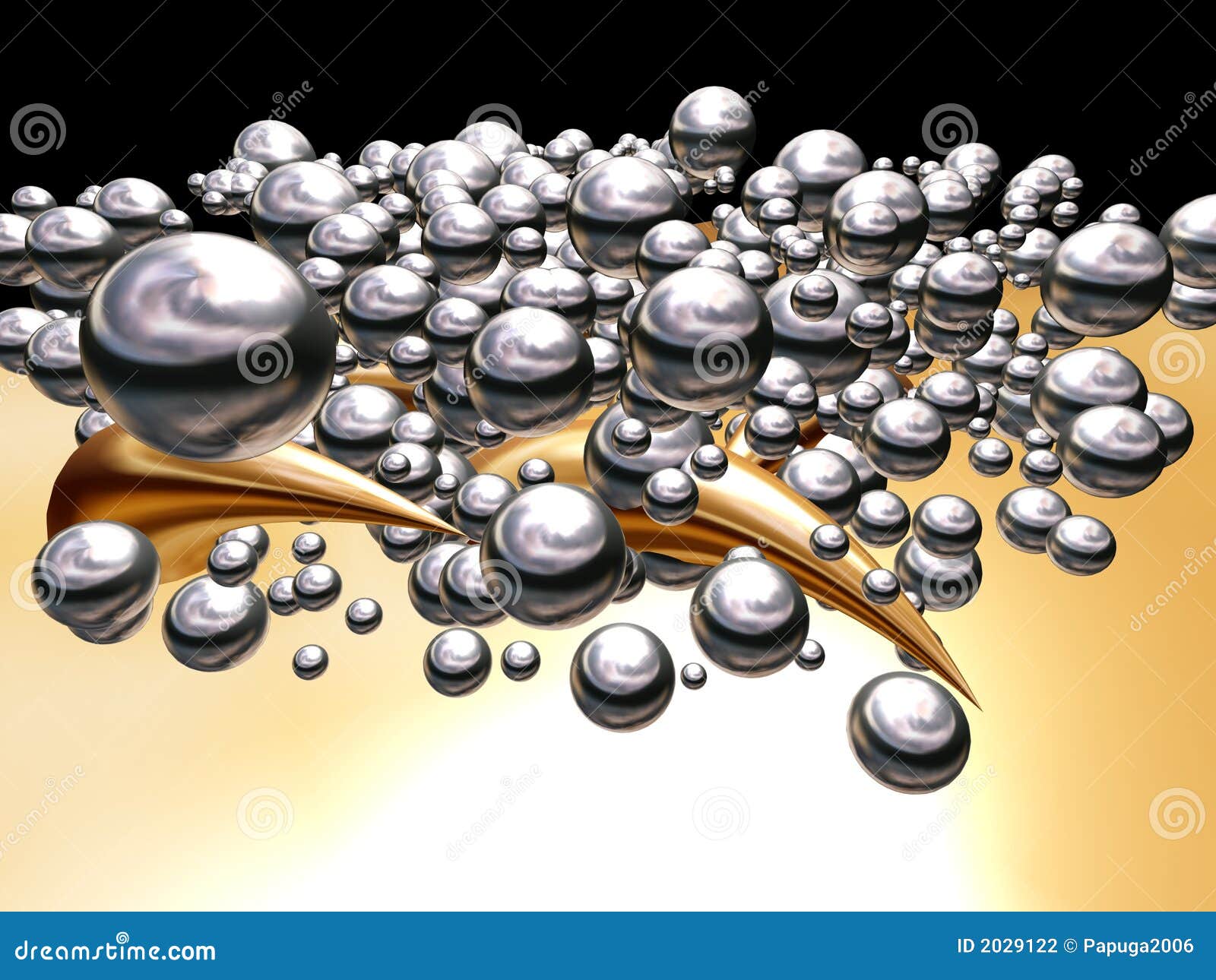 Silver Balls Pattern Reflective Texture Stock Photo | CartoonDealer.com ...