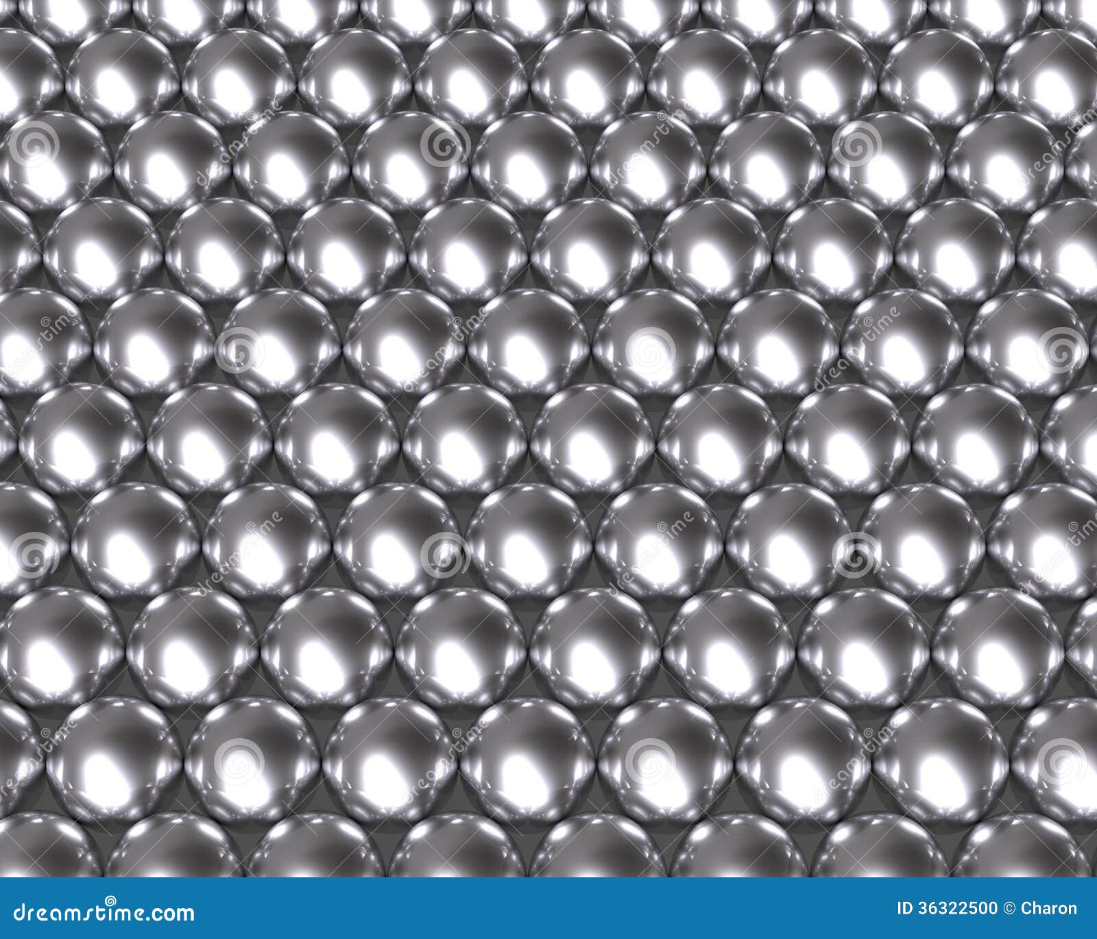 Silver Balls Pattern Reflective Texture Stock Illustration ...