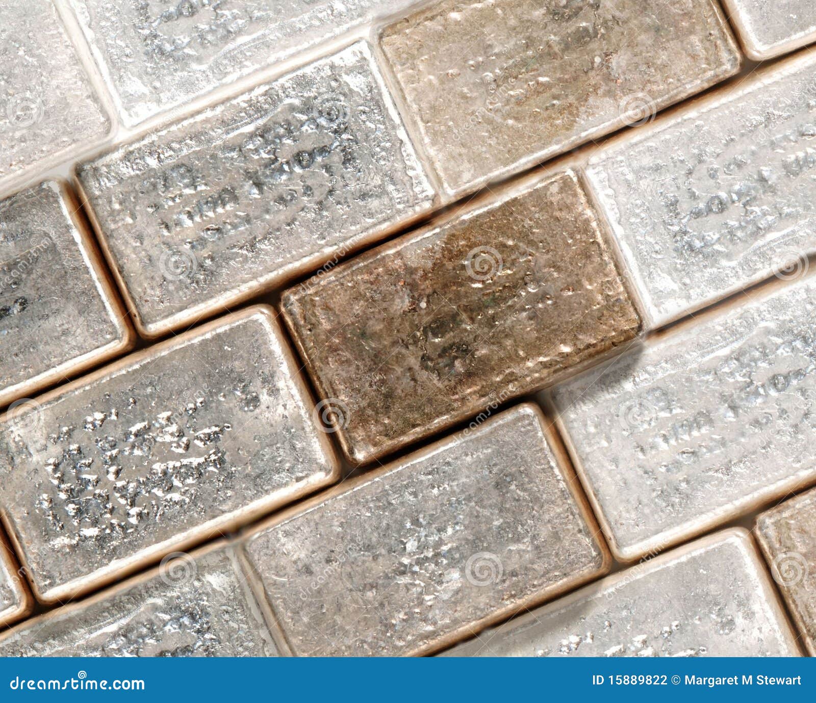 Silver bars stock photo. Image of money, metal, white - 15889822