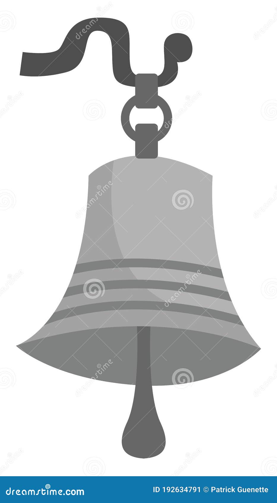Silver Bell, Illustration, Vector Stock Vector - Illustration of ribbon ...