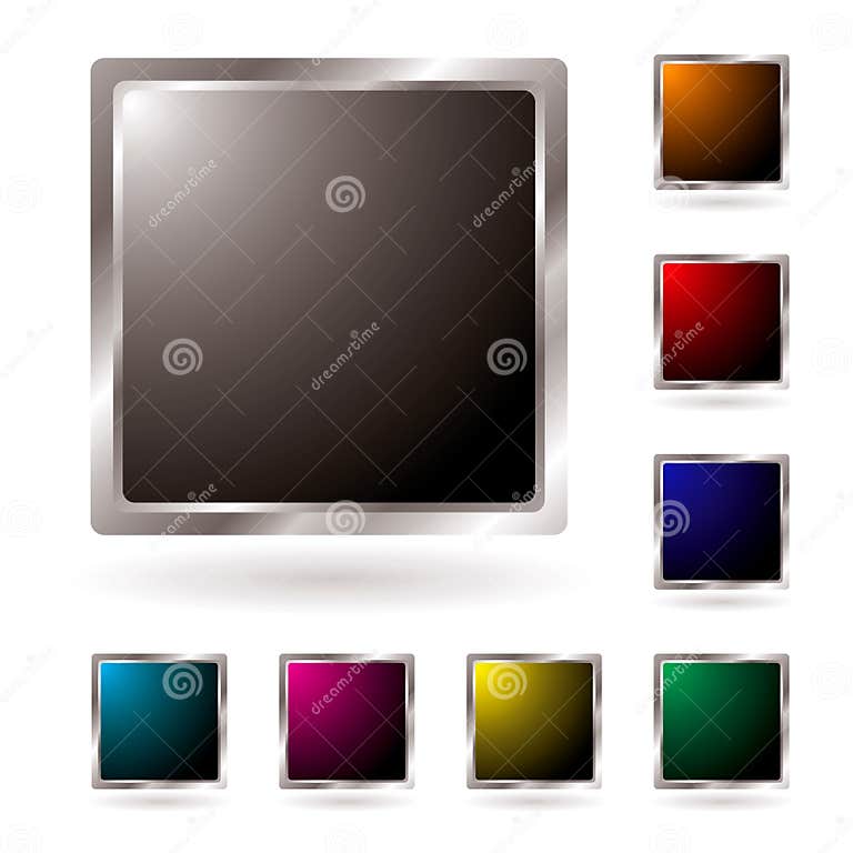 Silver bevel icon stock vector. Illustration of modern - 8351484