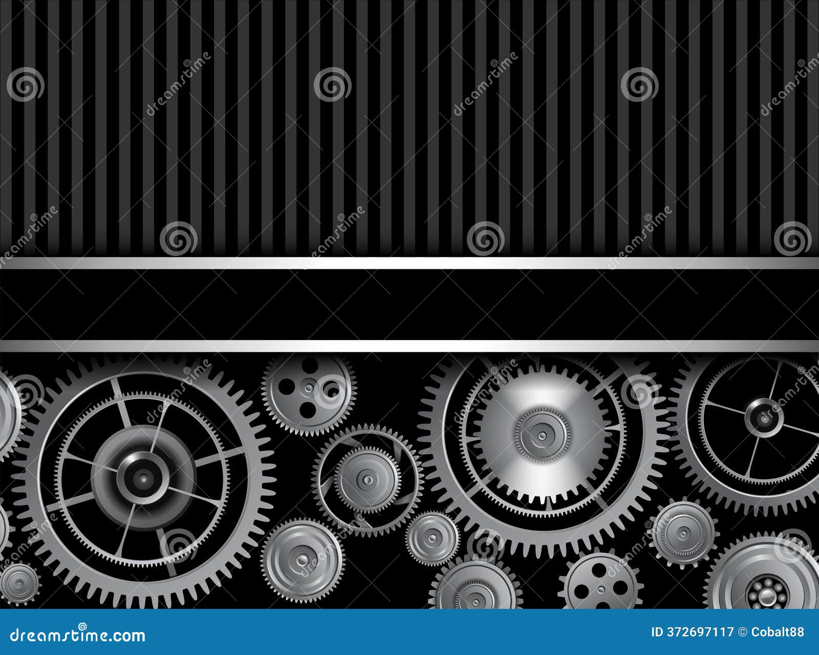 Technology Gears Concept On The Grey Background. Hi-tech Gears ...