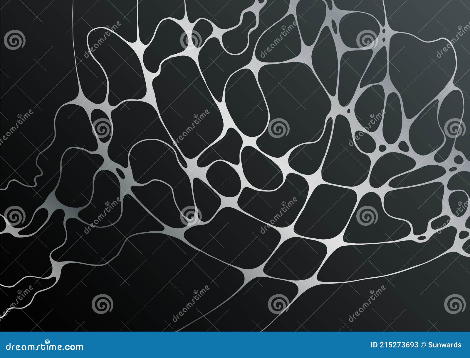 Silver Black Fluid Structure Artistic Graphic Design. Embossing Effect ...