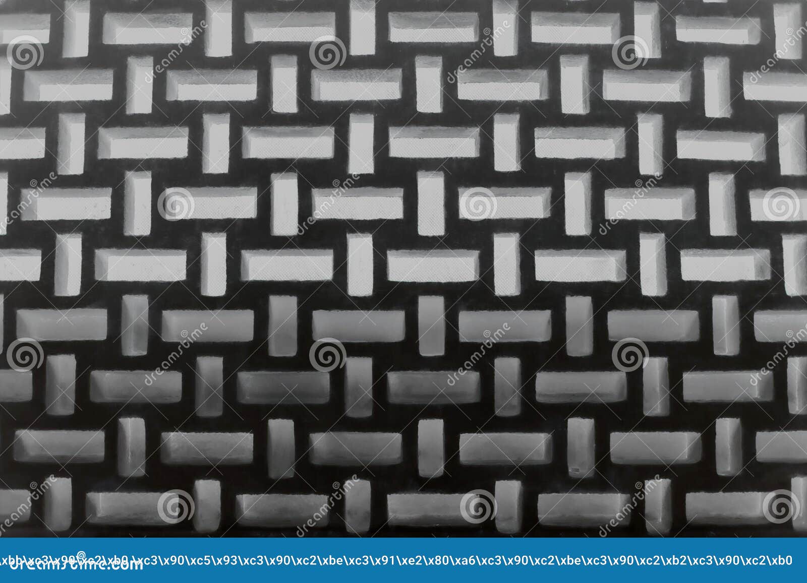 Silver-black Shiny Brick Wall for Background Stock Photo - Image of ...