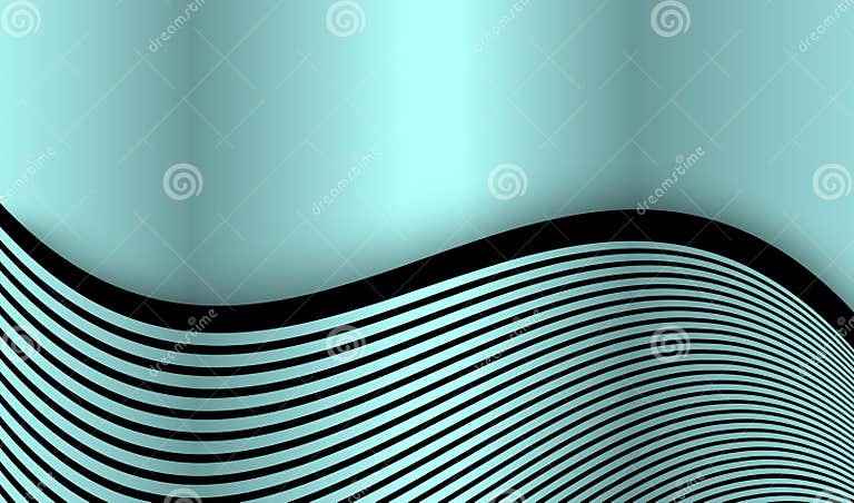 Silver Blue Abstract Background with Wavy Pattern Stock Illustration ...