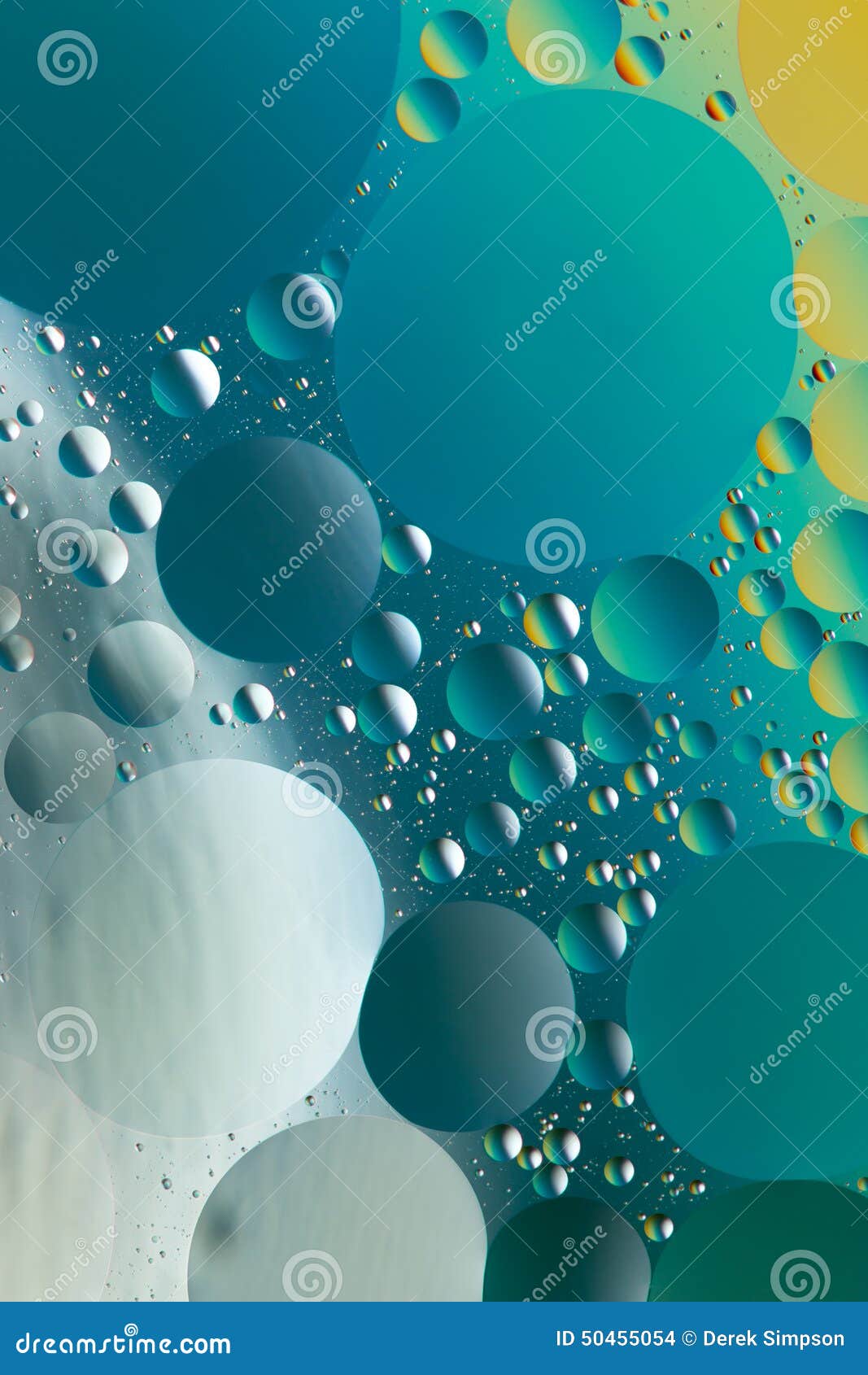 Silver, Blue and Gold Oil and Water Abstract Stock Photo - Image of ...