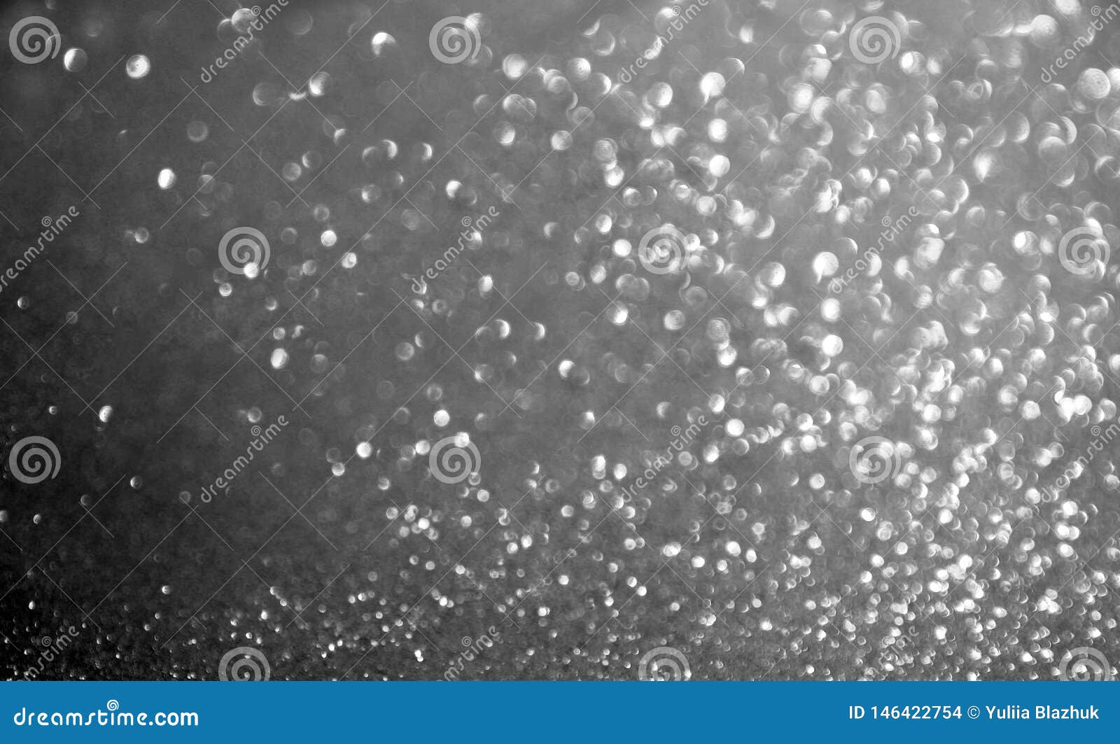 Silver Magic Blurred Festive Background Stock Illustration ...