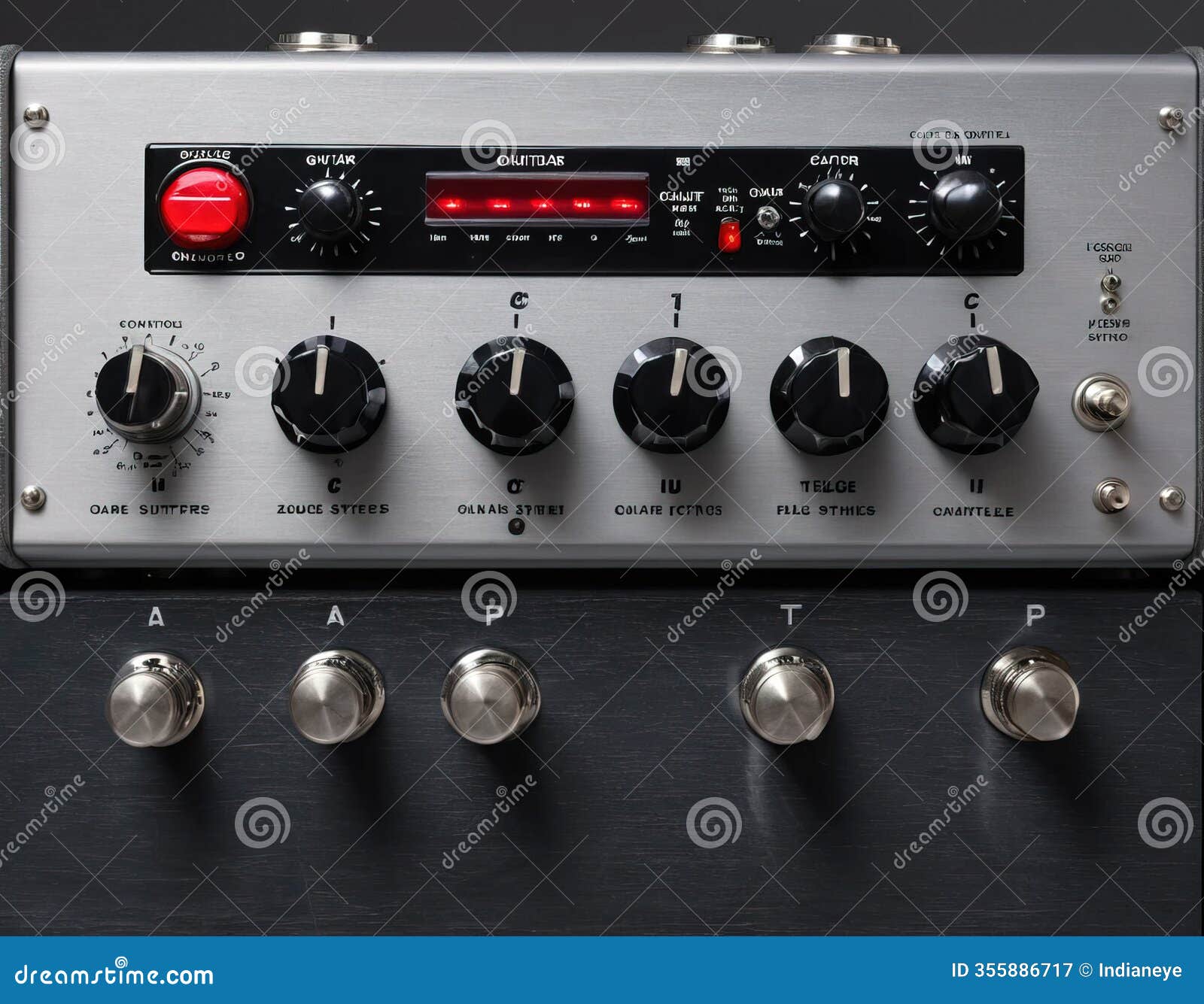 A Silver Box with Three Dials and a Few Buttons AI Generated Stock ...