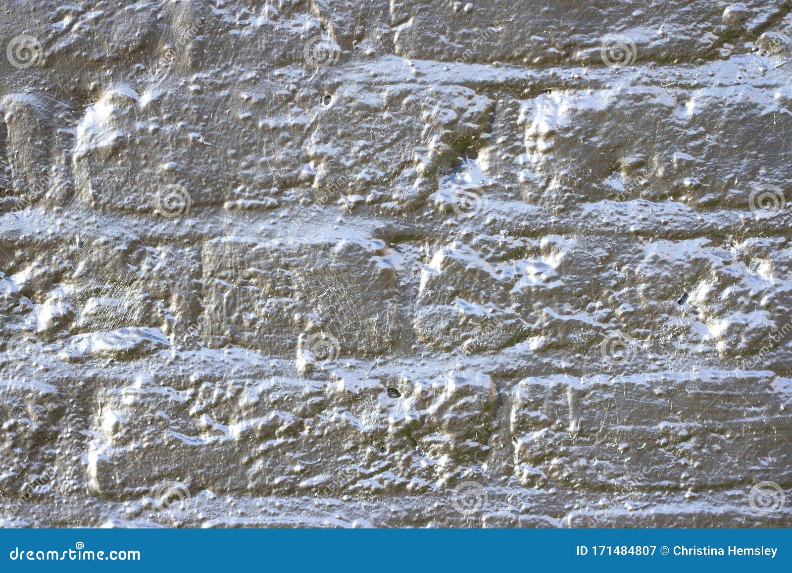 Silver brick wall stock image. Image of outdoors, structured - 171484807