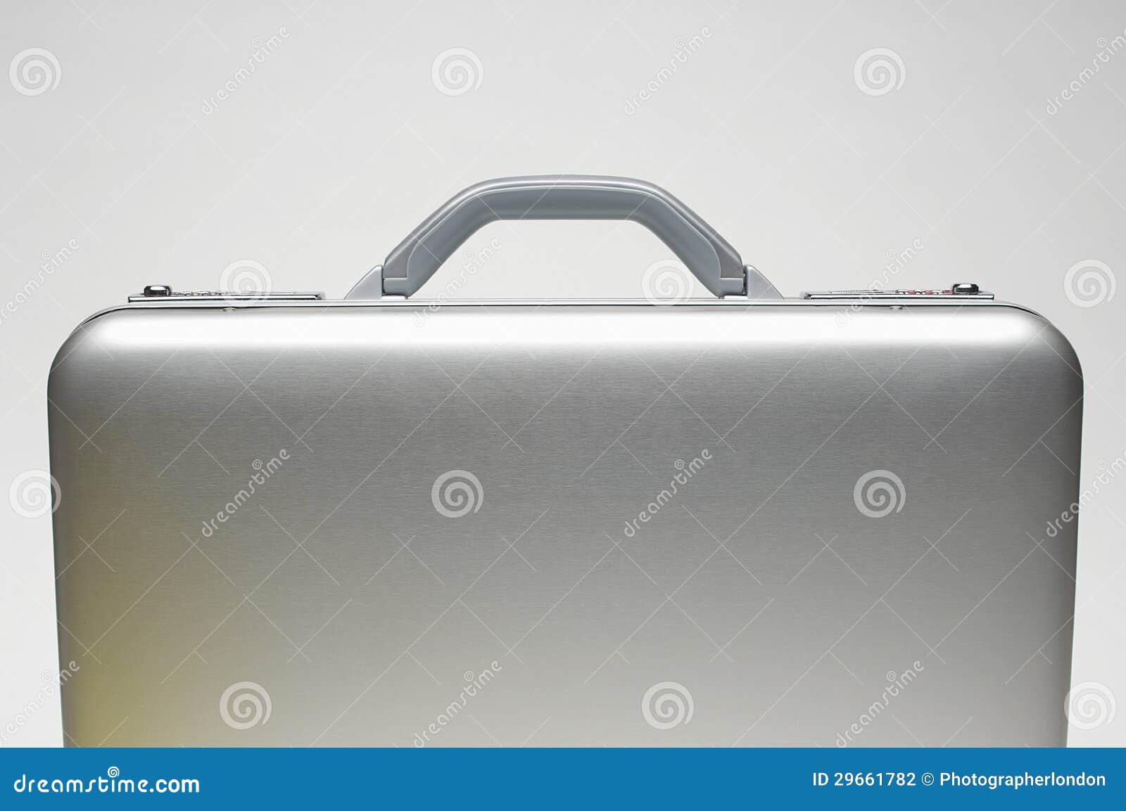 Silver Briefcase stock photo. Image of briefcase, security - 29661782