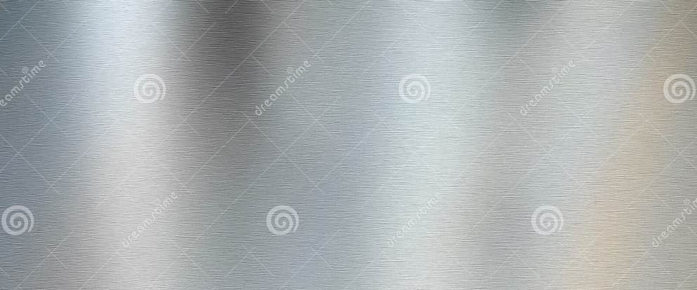 Silver Brushed Metal Texture Stock Image - Image of brushed, bright ...