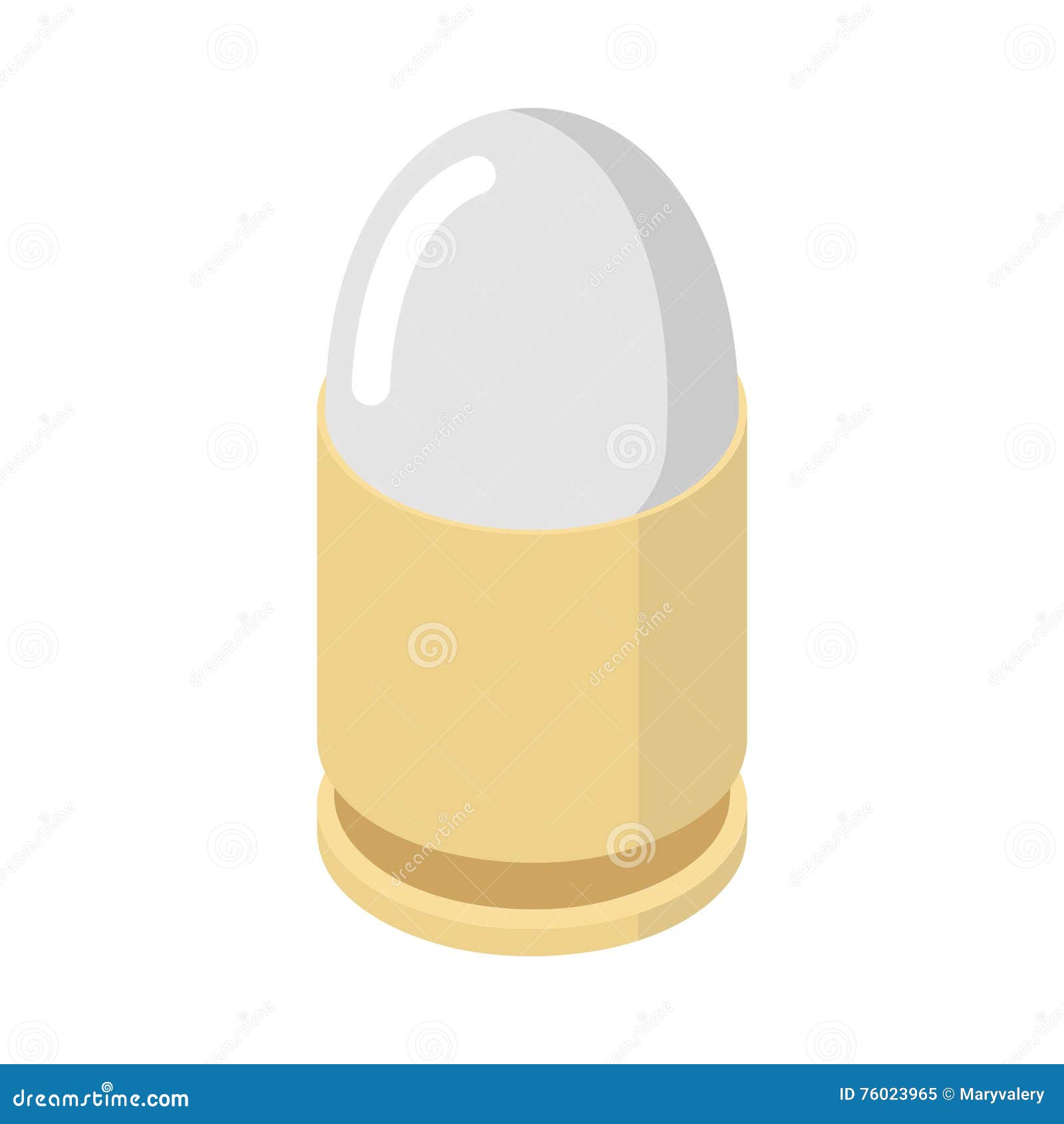 Isolated Set Of Ammunition For 155 Mm Howitzer M777. Modern Shells For ...