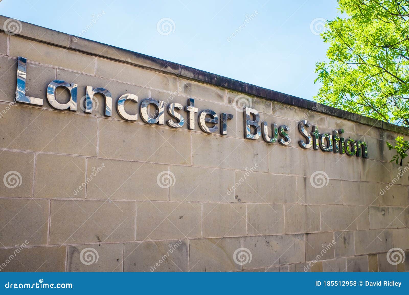 Silver Bus Station Sign at Lancaster UK Editorial Stock Photo - Image ...
