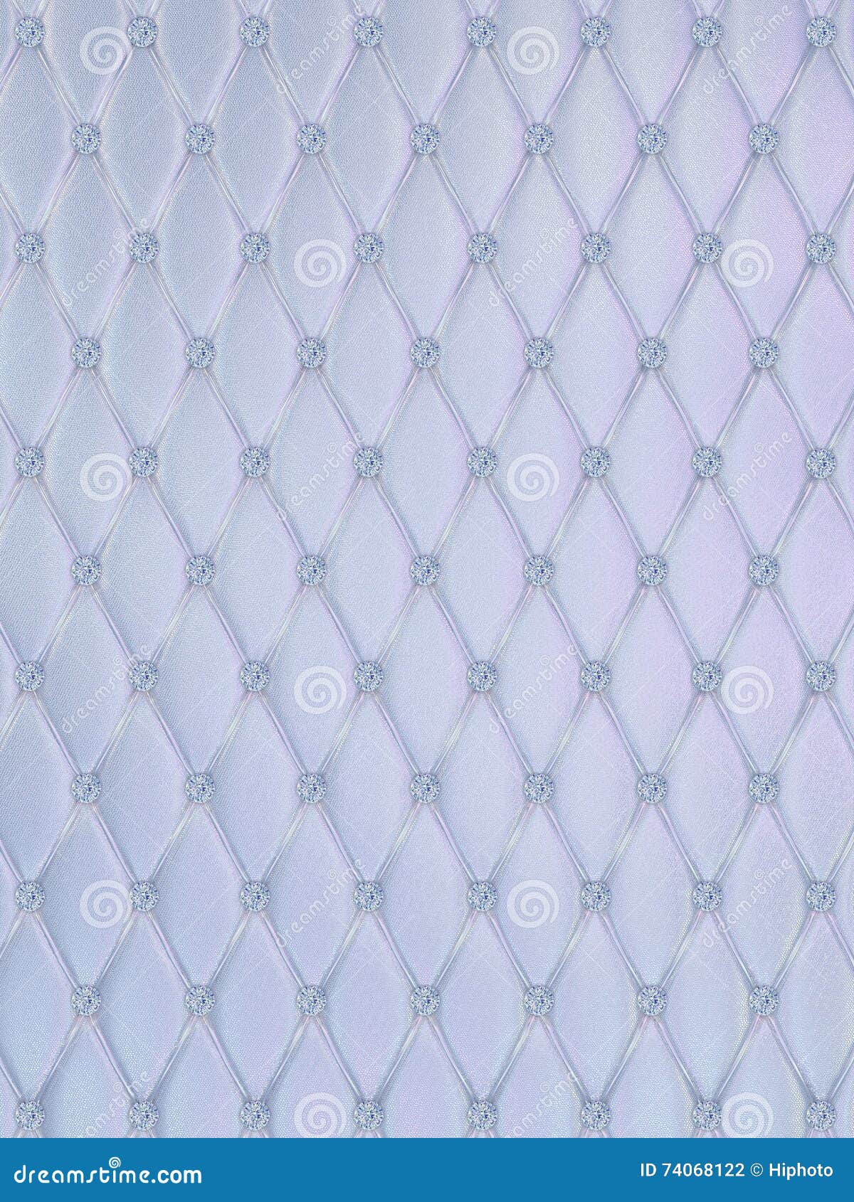 The Silver Button-Tufted Leather Texture of the Quilted Skin with ...