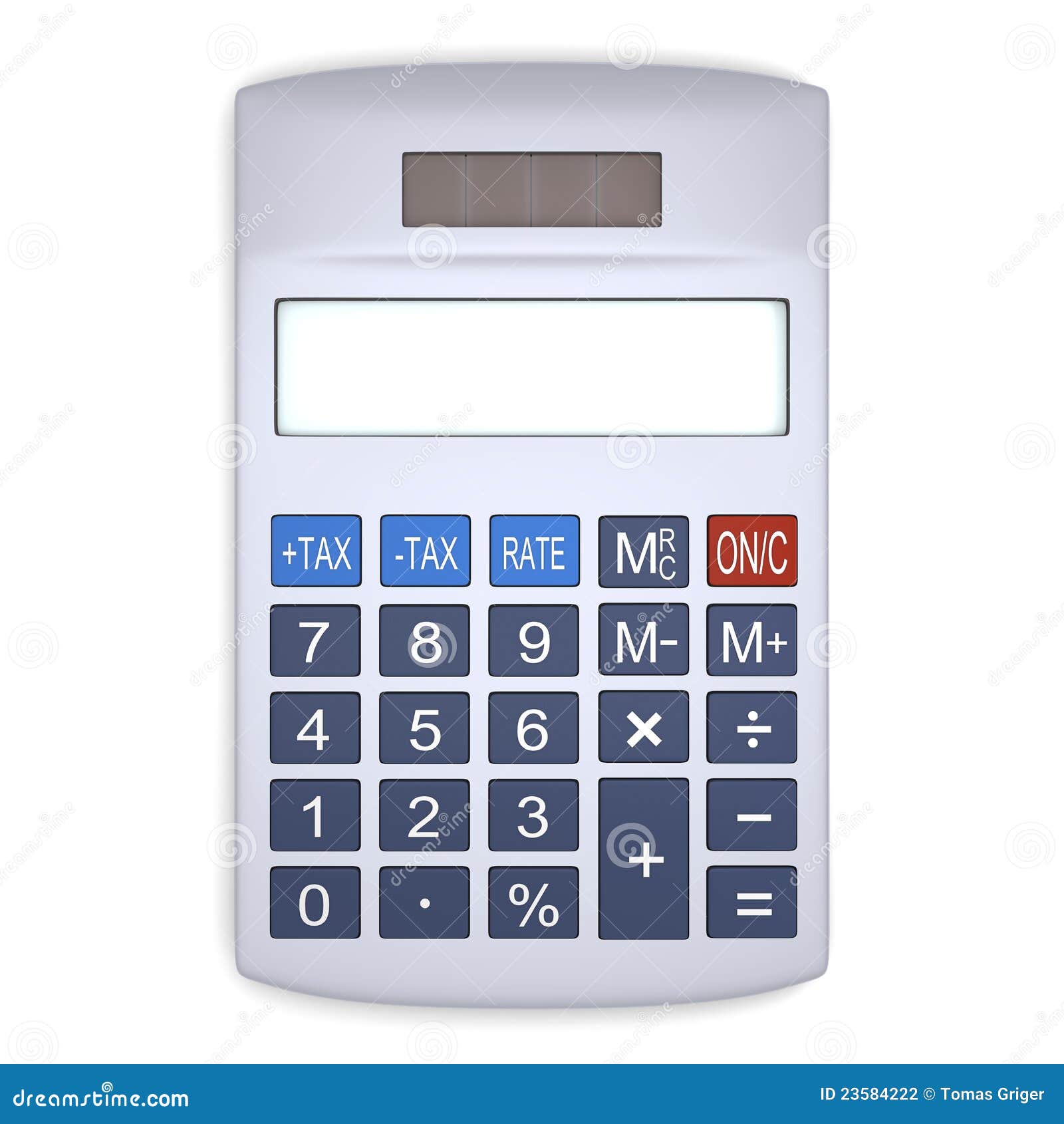 Silver calculator stock illustration. Illustration of calculating ...