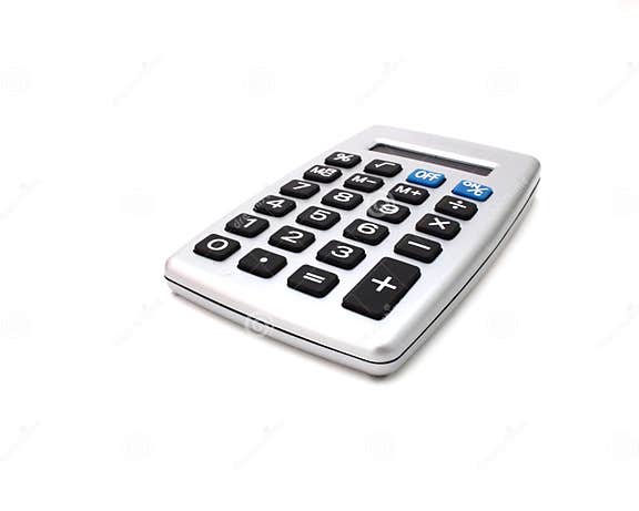 Silver calculator stock photo. Image of electronic, math - 4873292
