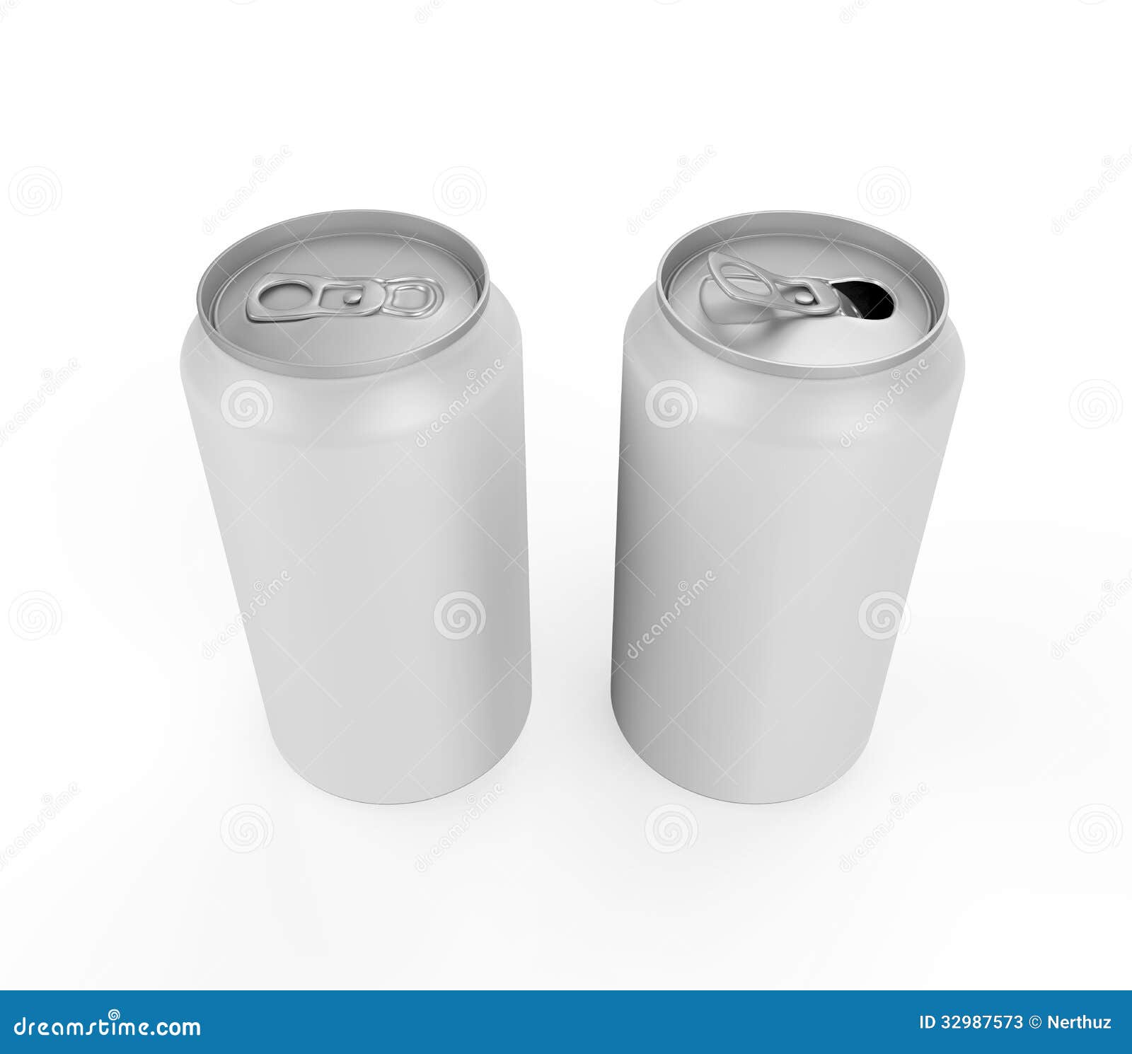 Silver Can Isolated stock illustration. Illustration of booze - 32987573