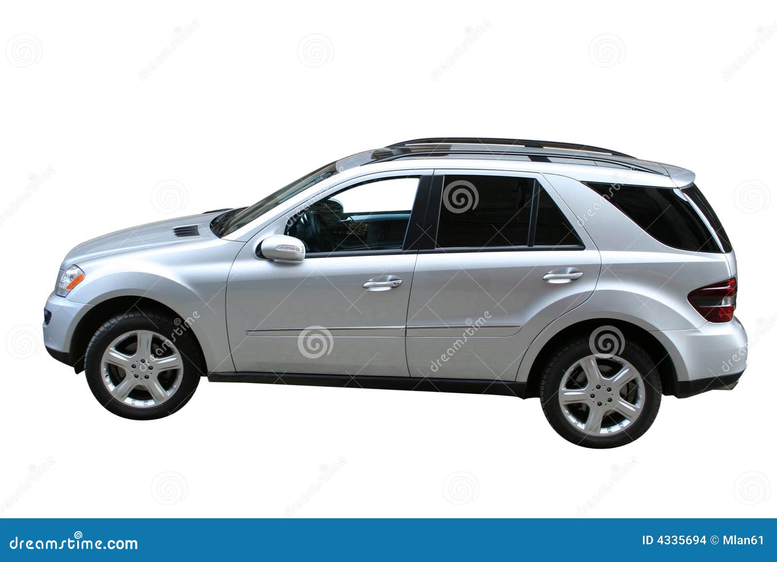 Silver car stock photo. Image of wheel, transport, mercedes - 4335694