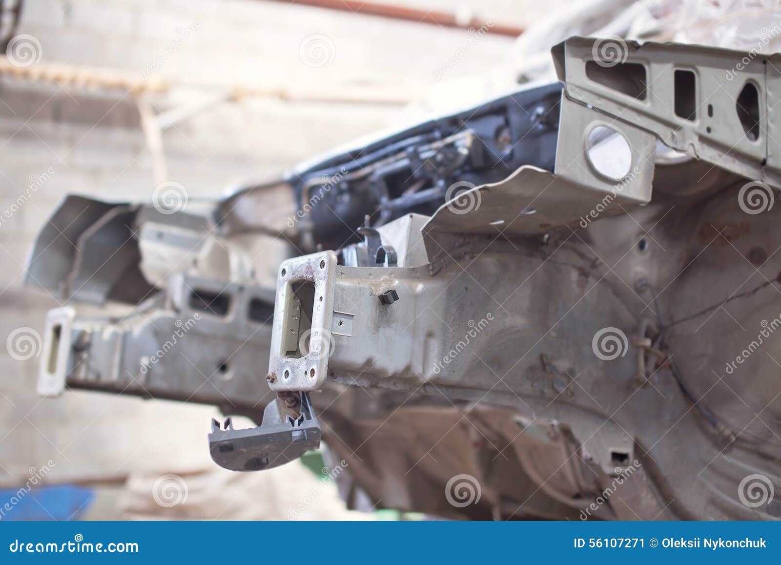 Silver car repair body kit stock image. Image of repairing - 56107271