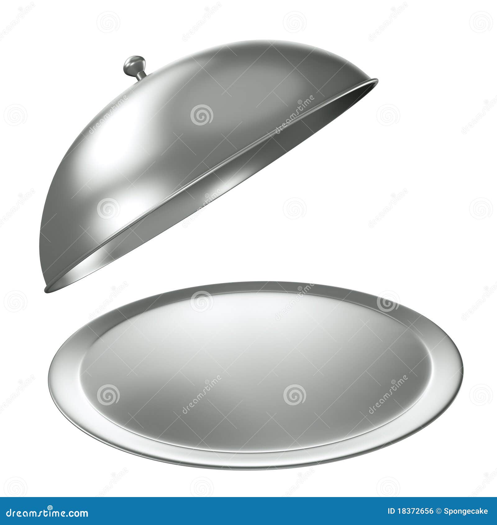 Catering Tray Waiter Service Food Thin Line Vector Illustration ...