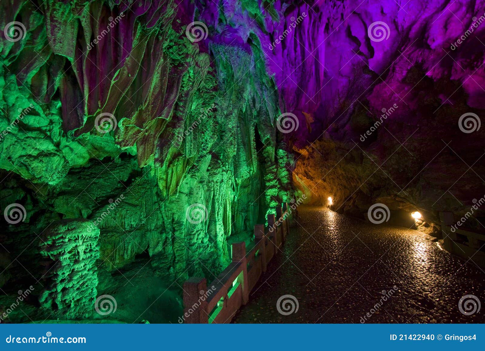 Silver Cave Yangshuo Guangxi Province Stock Photo - Image of inside ...