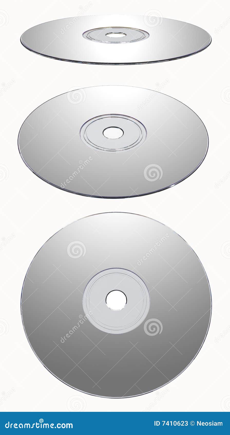 Silver CD-rom Isolated stock illustration. Illustration of medium - 7410623