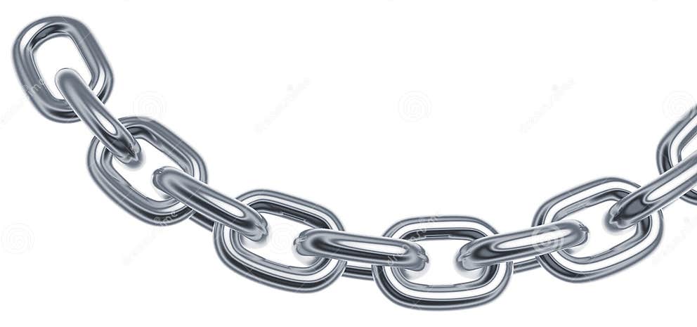 Silver chain stock illustration. Illustration of close - 4521921