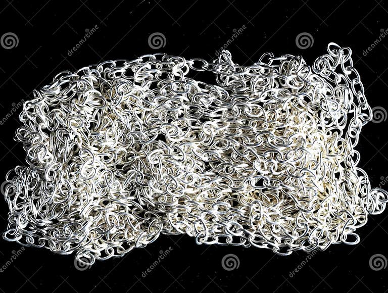 Silver Chain Texture stock photo. Image of shiny, gray - 244297810