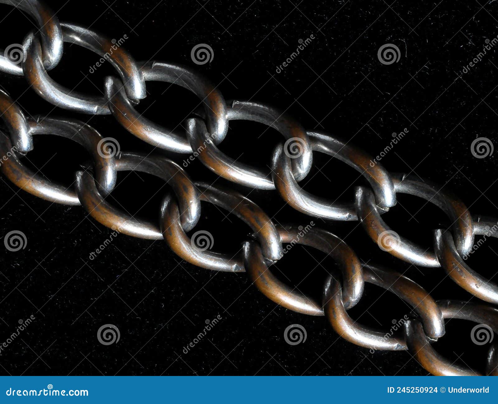 Silver Chain Texture stock photo. Image of texture, aluminum - 245250924