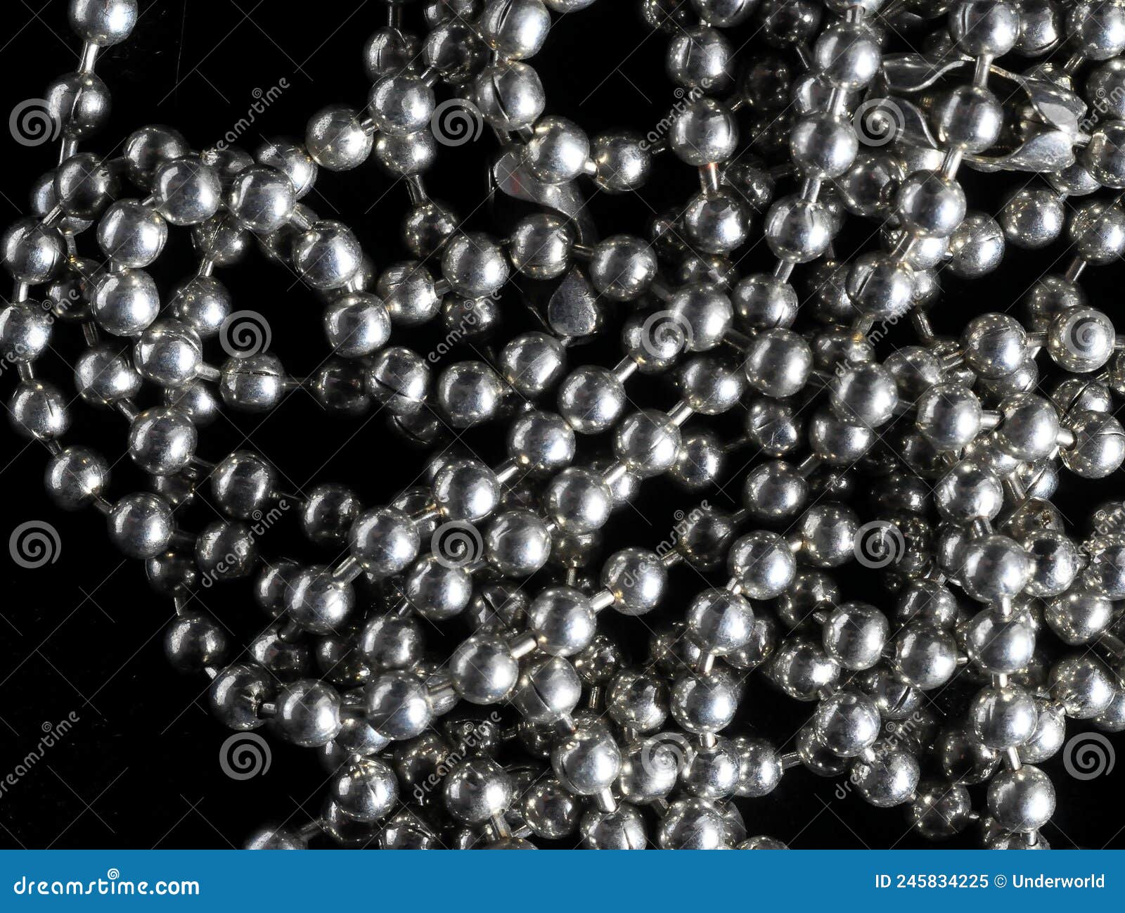 Silver Chain Texture stock image. Image of aluminum - 245834225