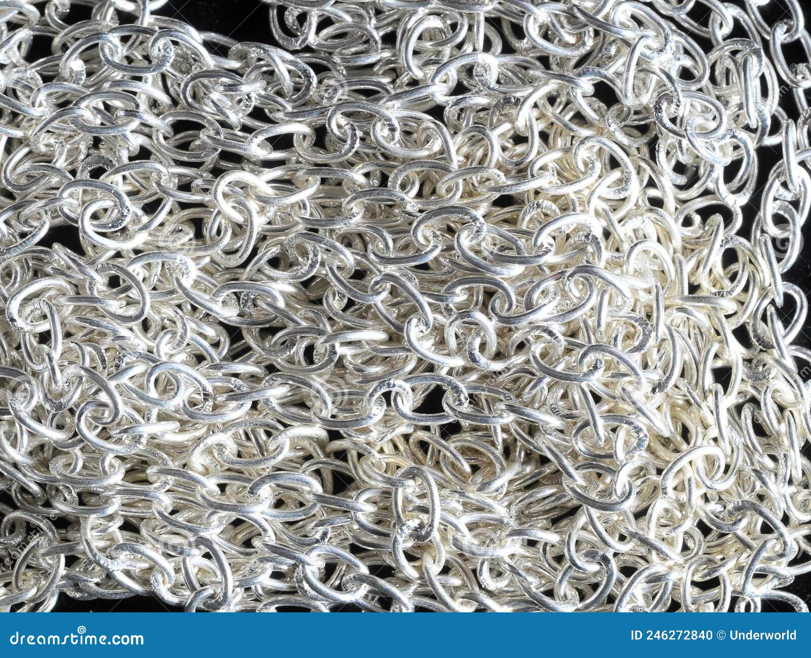 Silver Chain Texture stock photo. Image of shiny, link - 246272840