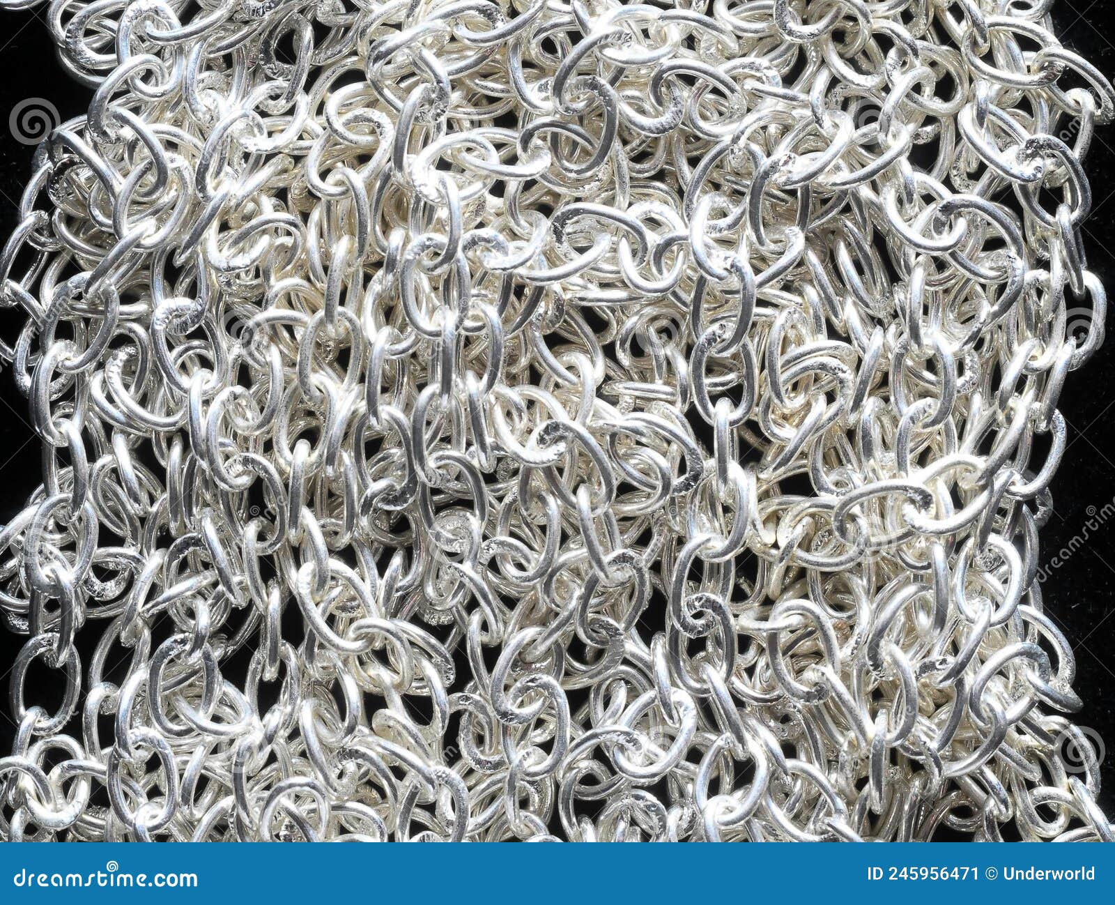 Silver Chain Texture stock image. Image of grunge, link - 245956471